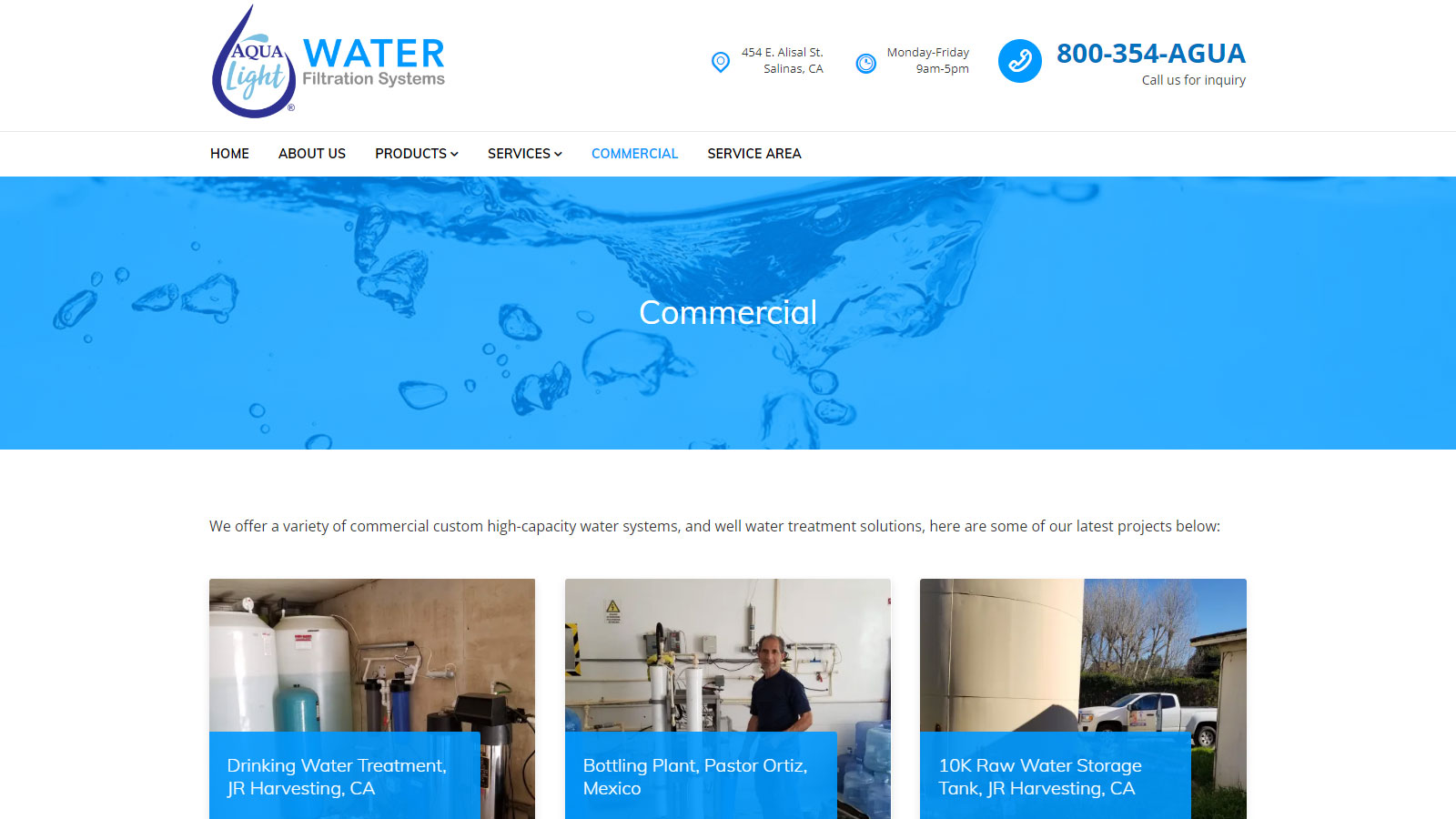 Commercial - Aqualight Water